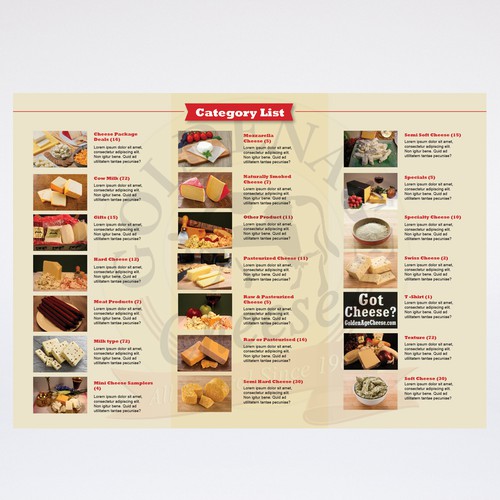 Create Brochure for Cheese Company | Brochure contest