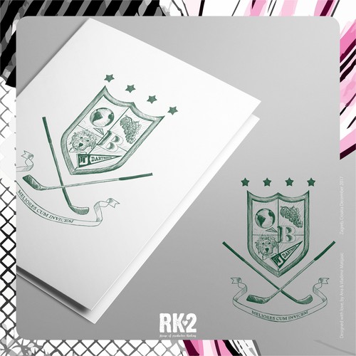 Fun Family Crest illustration | Illustration or graphics contest