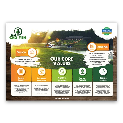 Designs | Core Values infographic - summer camp | Infographic contest