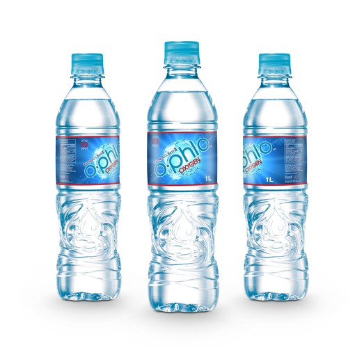 Best New Bottled Water Infused with O2 | Product label contest