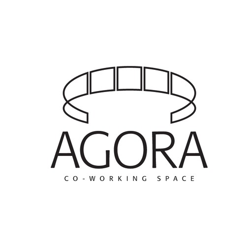 logo for agora co-working space art gallerie | Logo design contest