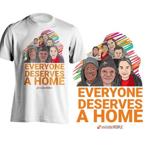 Designs | Creative T-shirt Design for Nonprofit Working to End ...