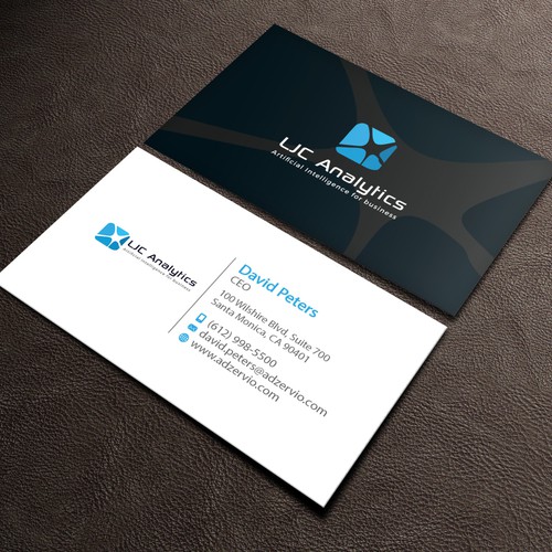 Artificial Intelligence business card | Business card contest