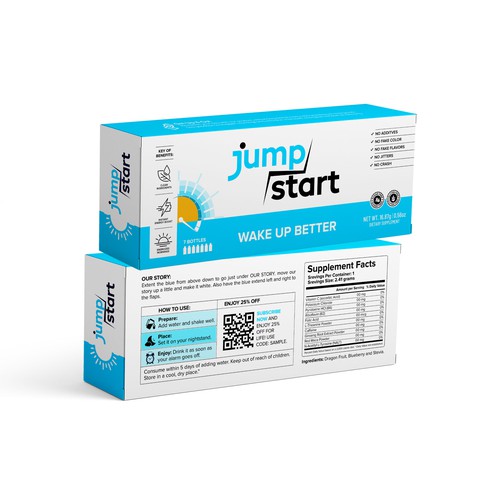 Designs | Fun packaging design for morning wake up drink | Product ...