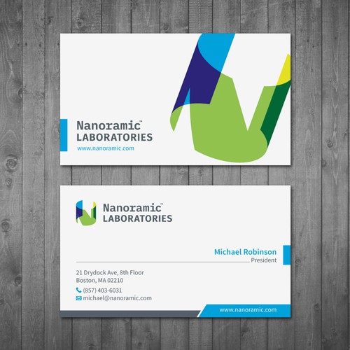 Business card for emerging nanotechnology company | Business card contest