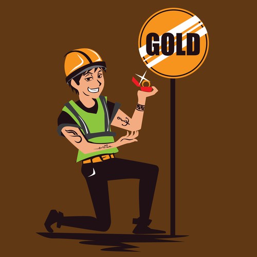 Designs | Tshirt design - lollypop Gold Digger | T-shirt contest
