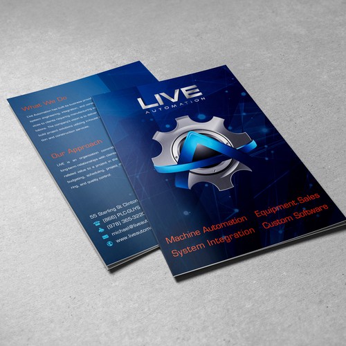 Design a Tri-Fold Brochure for High Tech Automation Company | Brochure ...
