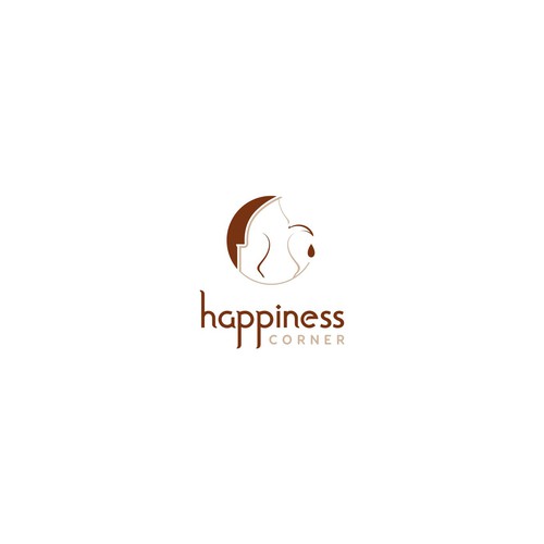 Design a unique logo for Happiness corner cafe | Logo design contest