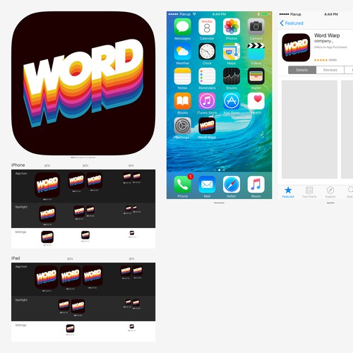 Create an eye catching app icon for a Word Puzzle Game! | Icon or ...