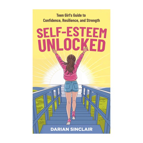 Designs | Self-Esteem Unlocked | Book cover contest