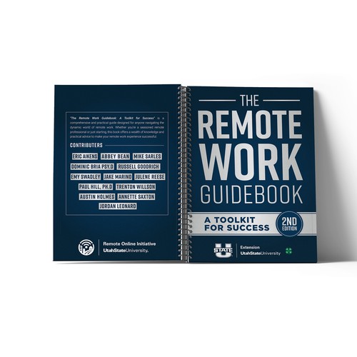 Designs | The Remote Work Guidebook - 2nd Edition | Book cover contest