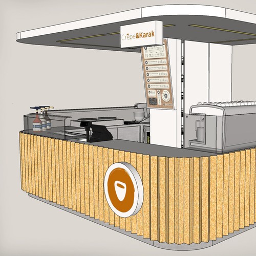 Crepe Kiosks Reimagined | Other design contest