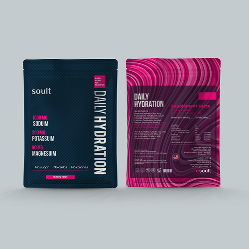 Designs | Design eye catching packaging for a premium hydration powder ...