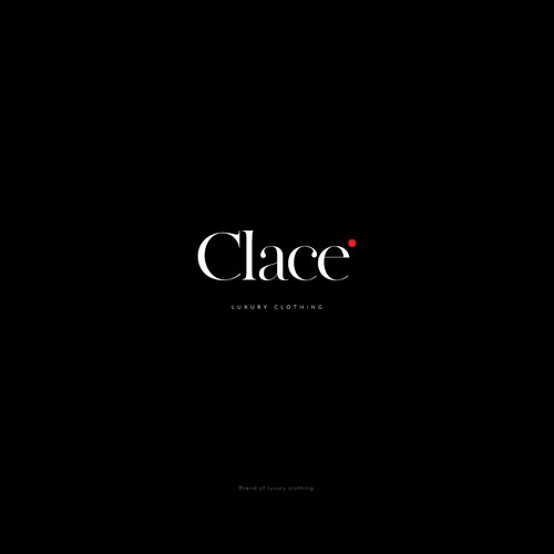 Créer Logo pour marque de vêtement de luxe "Clace" | concurso Logotipos