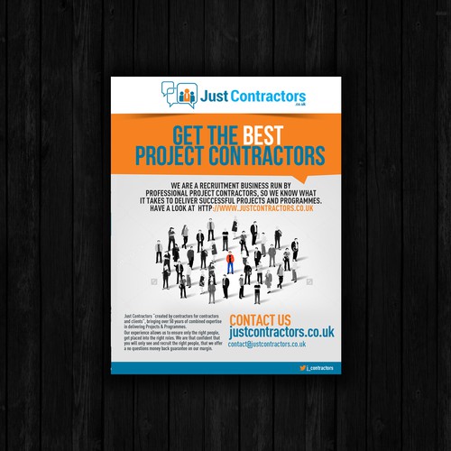 A flyer for my business - Just Contractors | Postcard, flyer or print ...