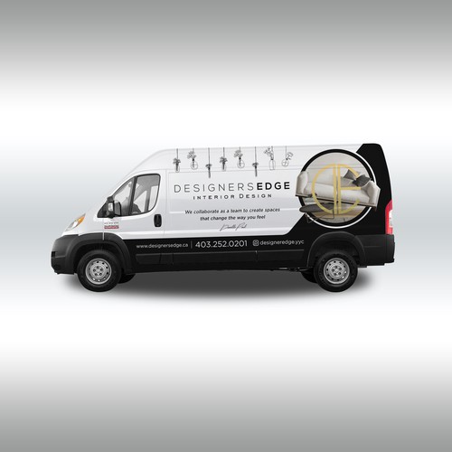 Designs | Creative Van Wrap for Interior Design Firm (Lots of info in ...