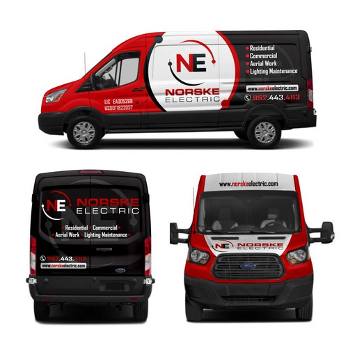 Designs | Van Wrap for Electrical Company - Logos and Specs attached ...
