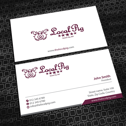 Local Butcher Shop - Business Card | Business card contest
