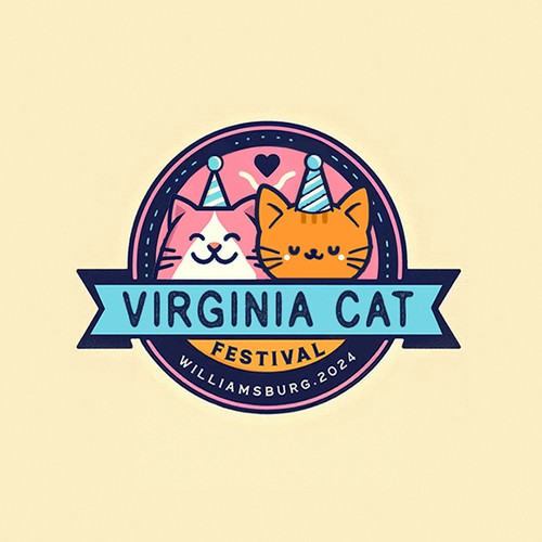 Designs | playful cat festival logo | Logo design contest