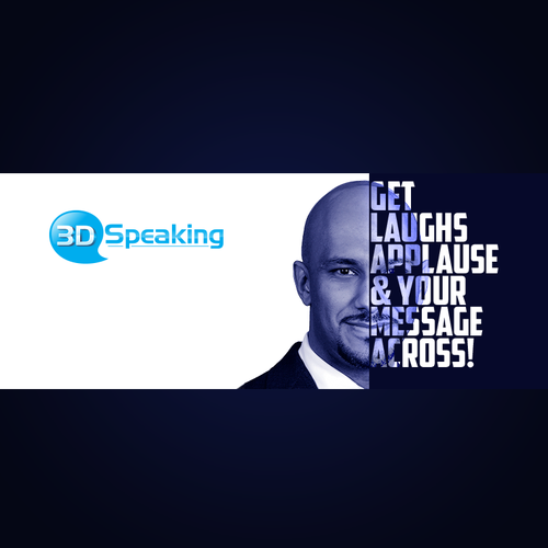 3D Speaking Facebook Cover | Facebook cover contest