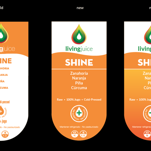 GUARANTEED PRIZE! Improve my current product label (bottle label ...