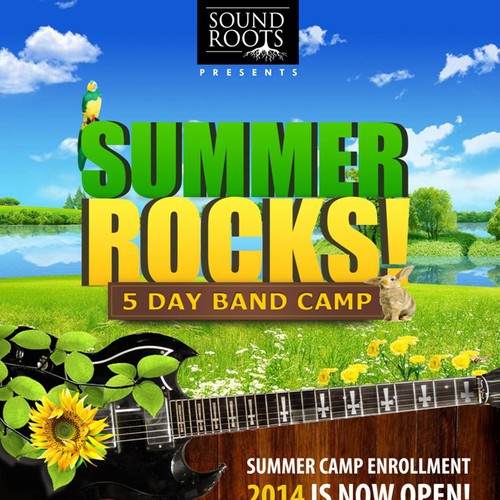 Rock Band Camp needs poster! | Postcard, flyer or print contest