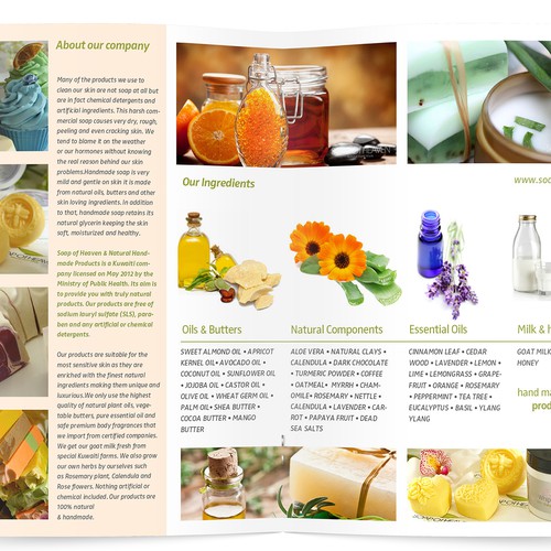 Designs | soap of heaven need your creativity to make brochure ...