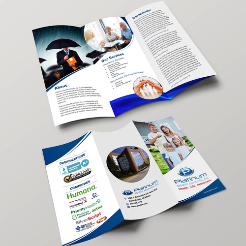 Create a captivating insurance agency brochure | Brochure contest