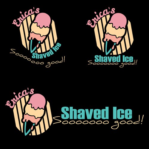 Create a striking Shaved Ice Illustration for Erica's Shaved Ice | Logo ...