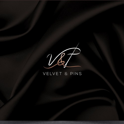 Sexy, clean & sophisticated logo for Velvet & Pins | Logo design contest