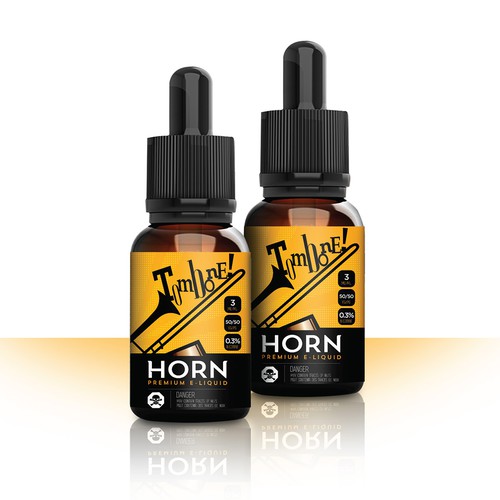 Horn E-Liquid Logo & Product Label Design (6 flavours) | Product label ...