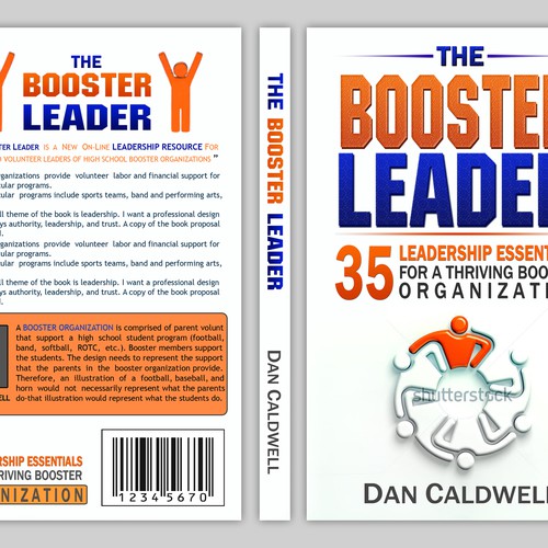 Designs | Design a compelling book cover for The Booster Leader! | Book ...