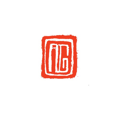 Create custom chinese style stamp with initials, for an artist's logo ...