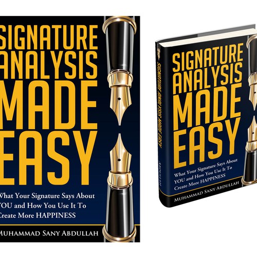 Designs | COVER: SIGNATURE ANALYSIS MADE EASY | Book cover contest