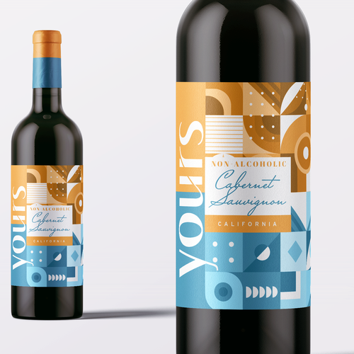 Designs | Non-Alcoholic Wine Label | Product label contest