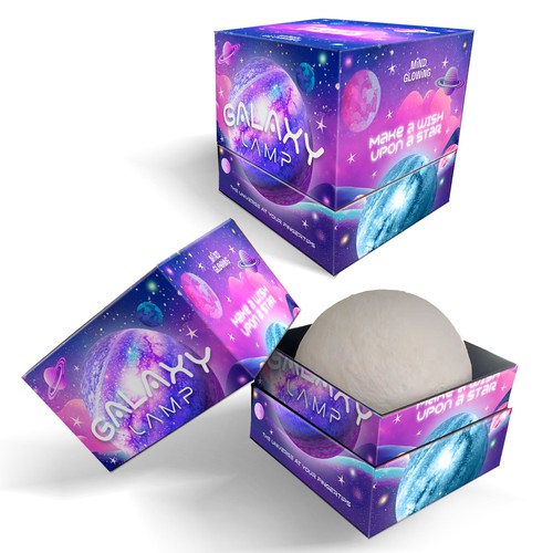 Designs | A beautiful & engaging box design for our Galaxy Lamp, a ...