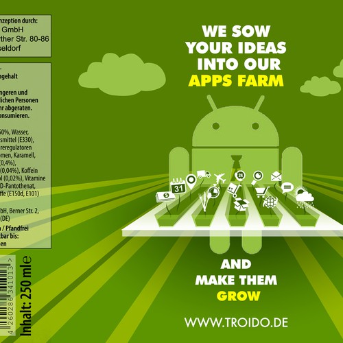 Original Add for Android company! | Postcard, flyer or print contest