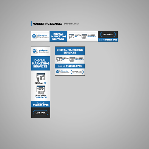 Link Building Banner Ads for Marketing Agency | Banner ad contest