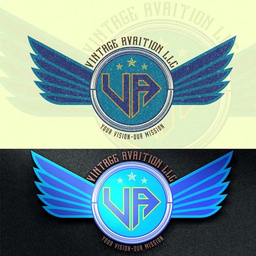 Vintage Aviation Logo for Vision Aviation LLC | Logo design contest