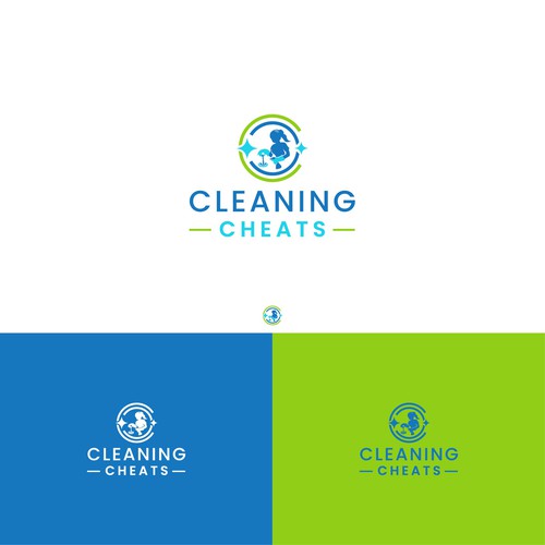 Designs | Fun logo design for a cleaning blog and product line | Logo ...