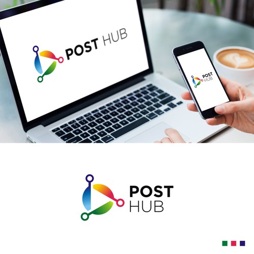 Designs | Design a fun playful logo for my new company Post Hub | Logo ...