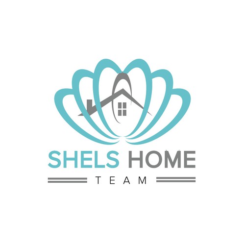 Real estate logo with a sea shell theme. | Logo design contest