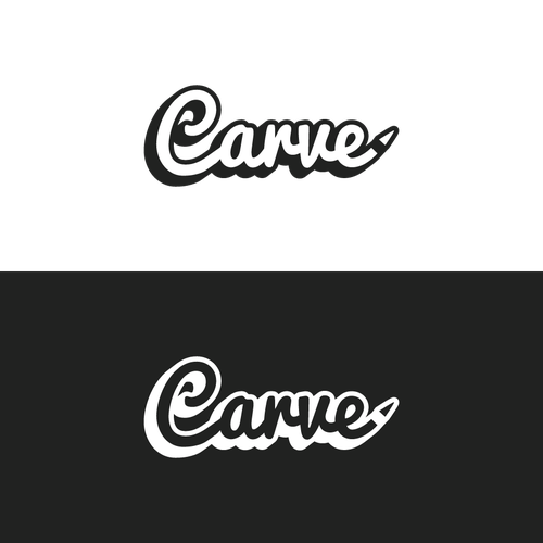 Carve, a cool logo for a new brand | Logo design contest