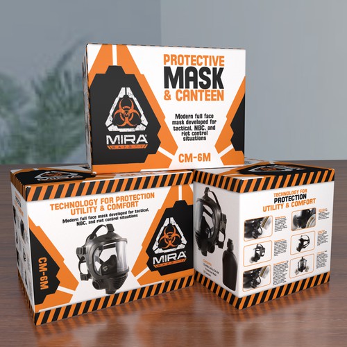 Designs | Premium Packaging for Gas Mask Tactical Product | Product ...