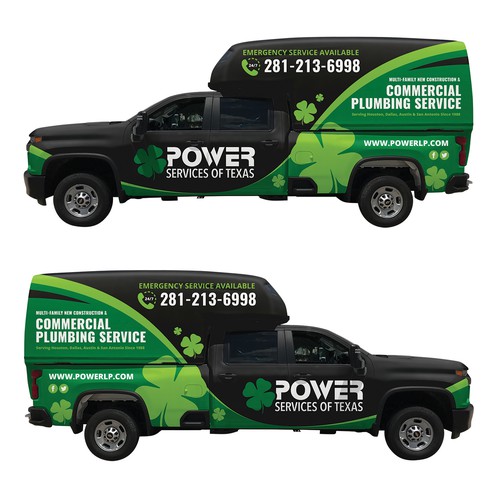 Designs | Design a Truck Wrap for a large service business | Car, truck ...