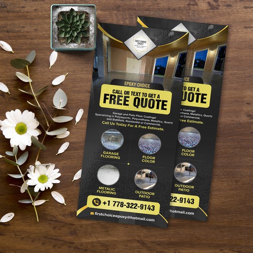 Designs | First Choice Epoxy business Flyer | Postcard, flyer or print ...