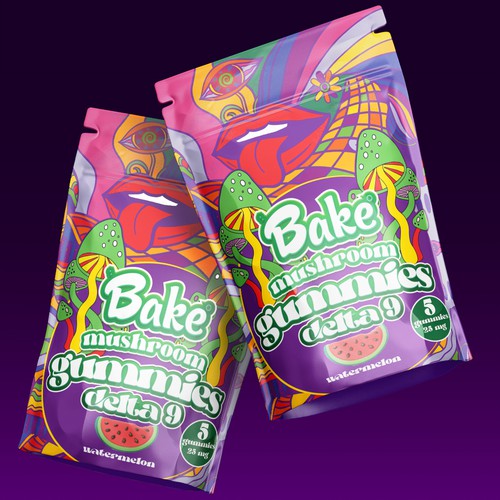 Designs | FUN MUSHROOM GUMMIES POUCH FOR 21+ | Product packaging contest
