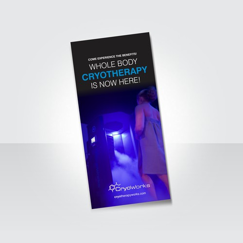 Clean, simple, and educational brochure needed for Cryotherapy business ...