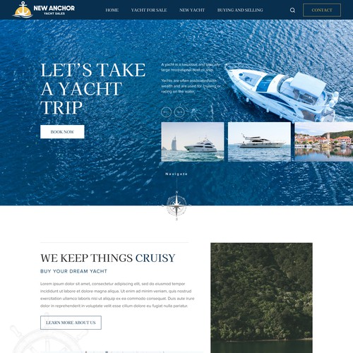 Designs | 🛥️ 👙🚤 Awesome boat / yacht brokerage firm changing the ...