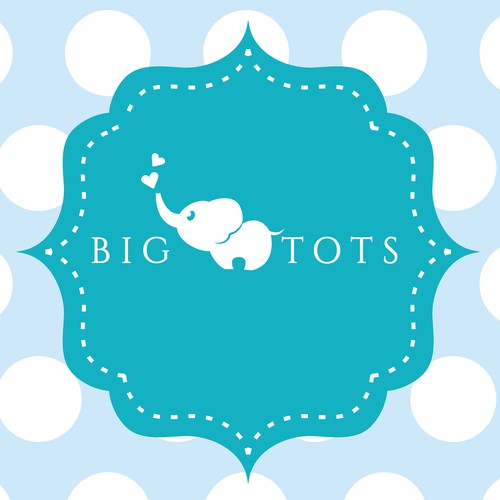 create a cute baby clothing logo for Big Tots | Logo design contest